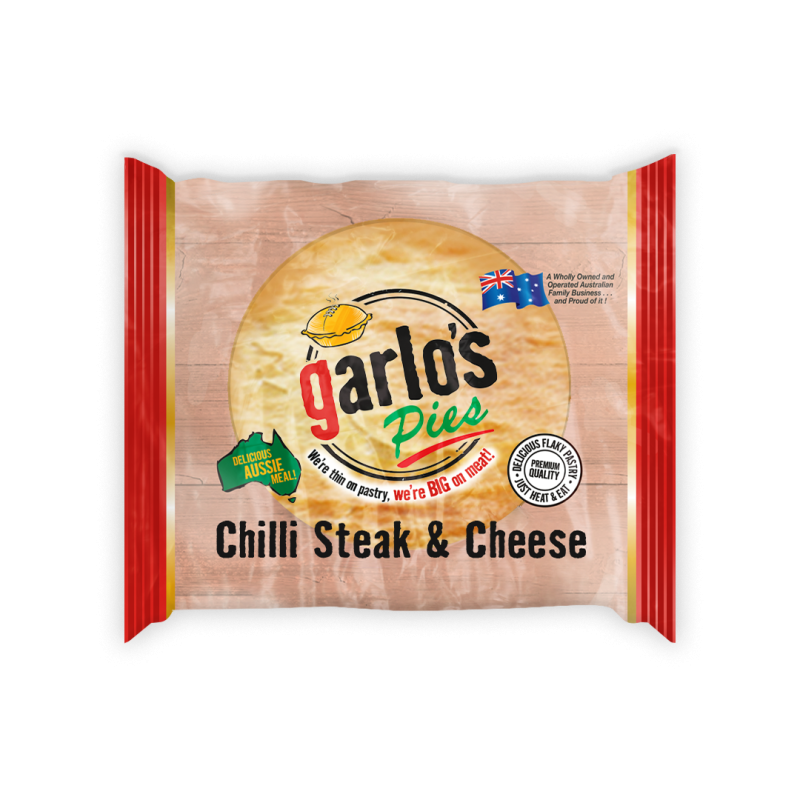 Chilli Steak & Cheese – Garlo's Pies